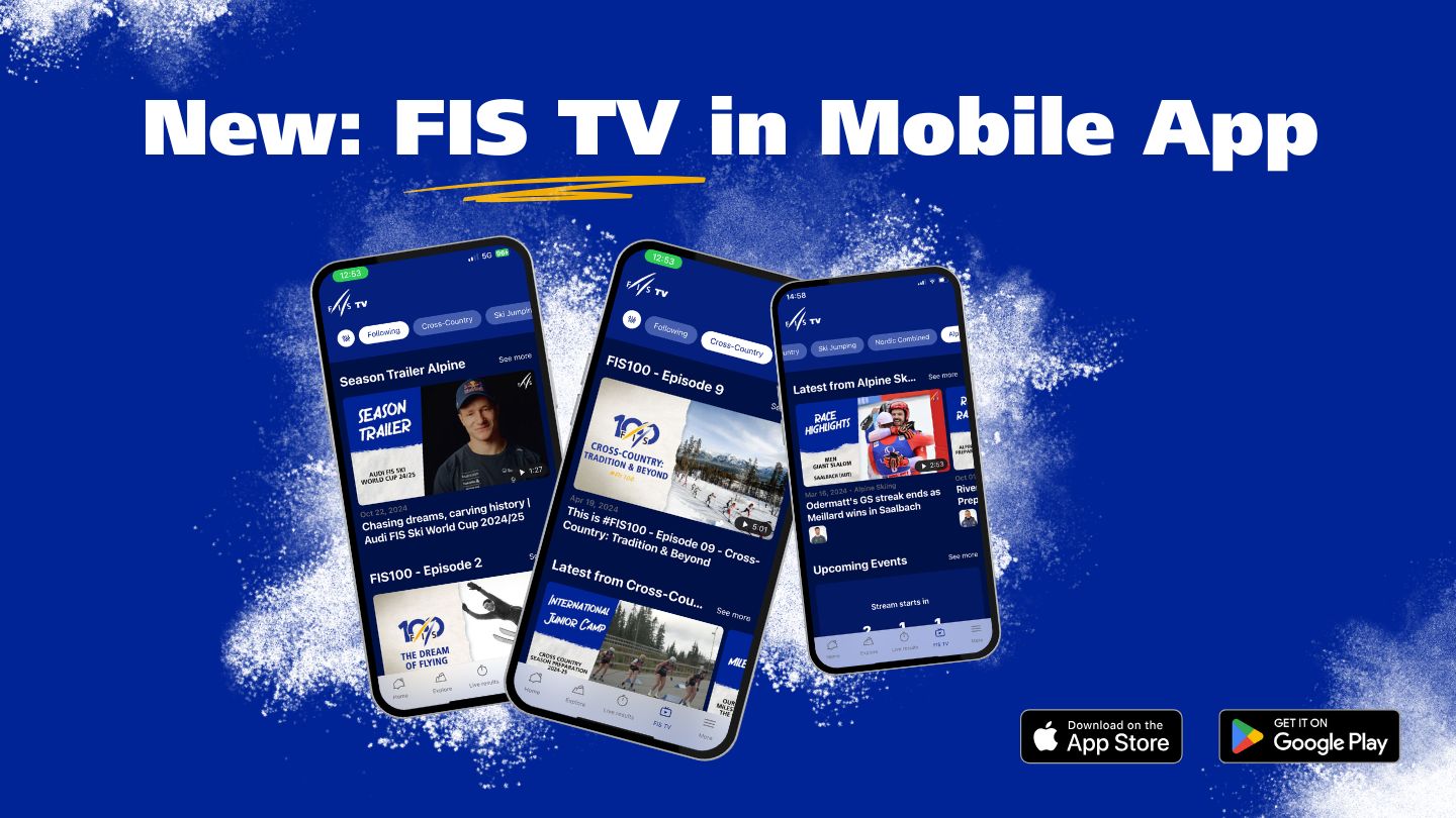 FIS | World Cup fans to enjoy new services on FIS TV and FIS mobile app