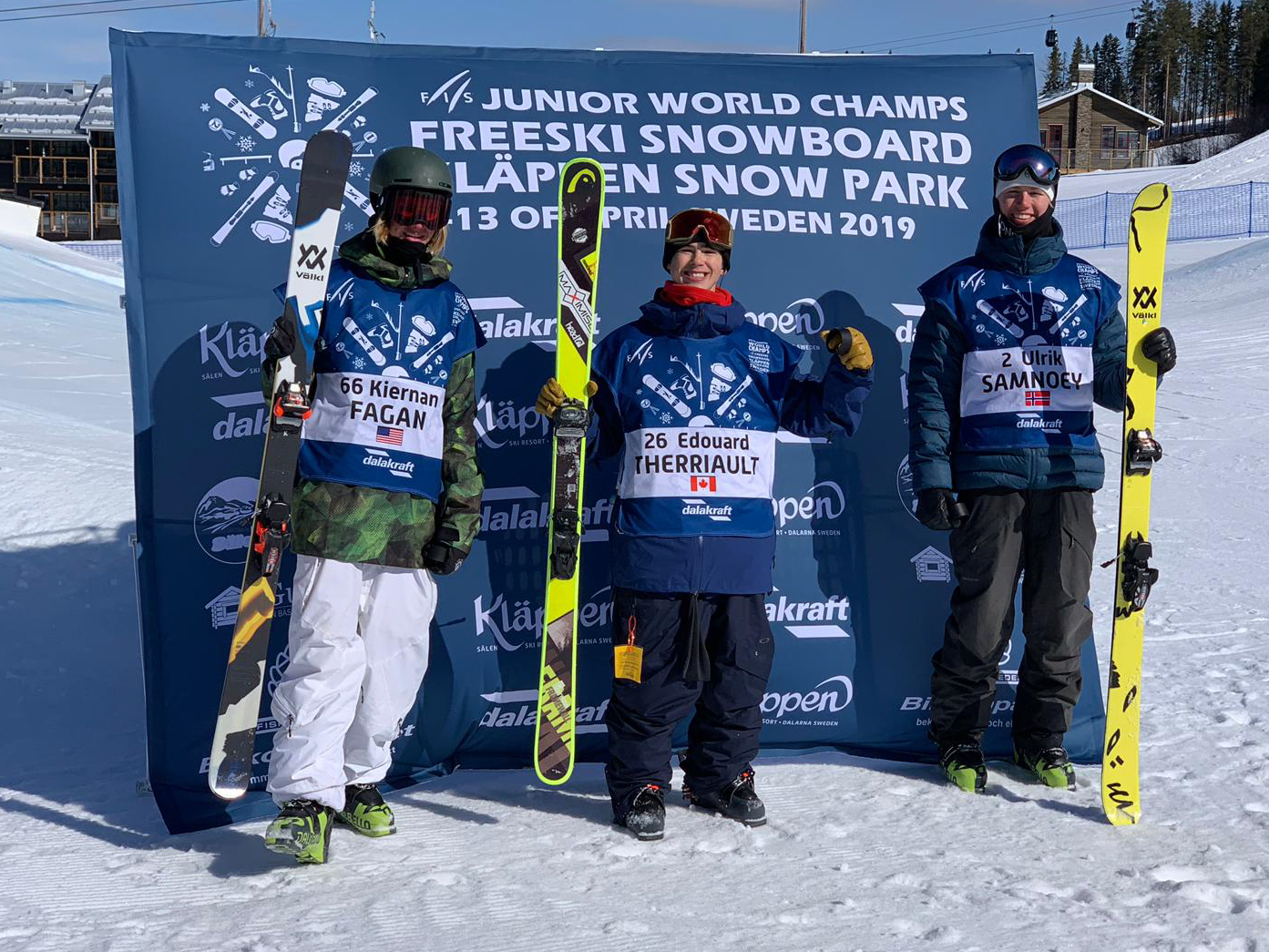 FIS | Sildaru and Therriault win slopestyle gold at JWC in Klaeppen
