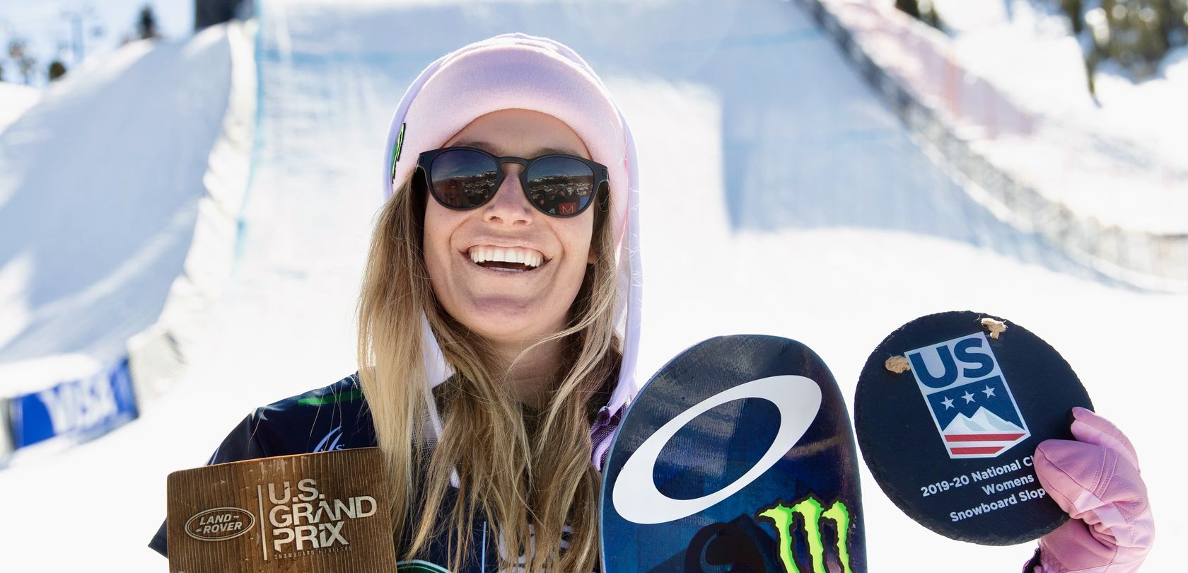 Jamie Anderson Olympische Gouden Medaille Jamie Anderson's Snowboard