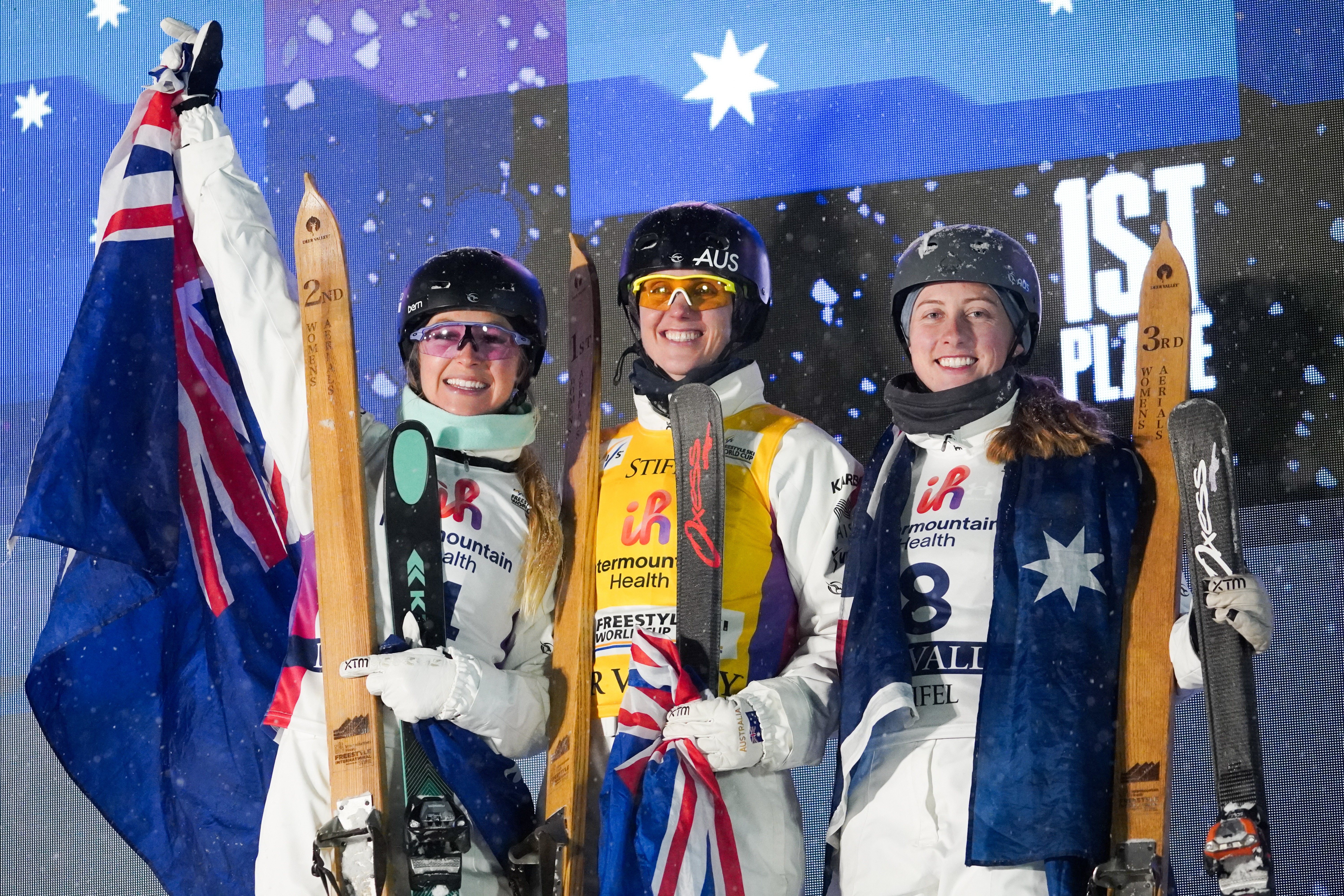 FIS | Australia’s Aerialists achieve historic podium sweep at Deer Valley