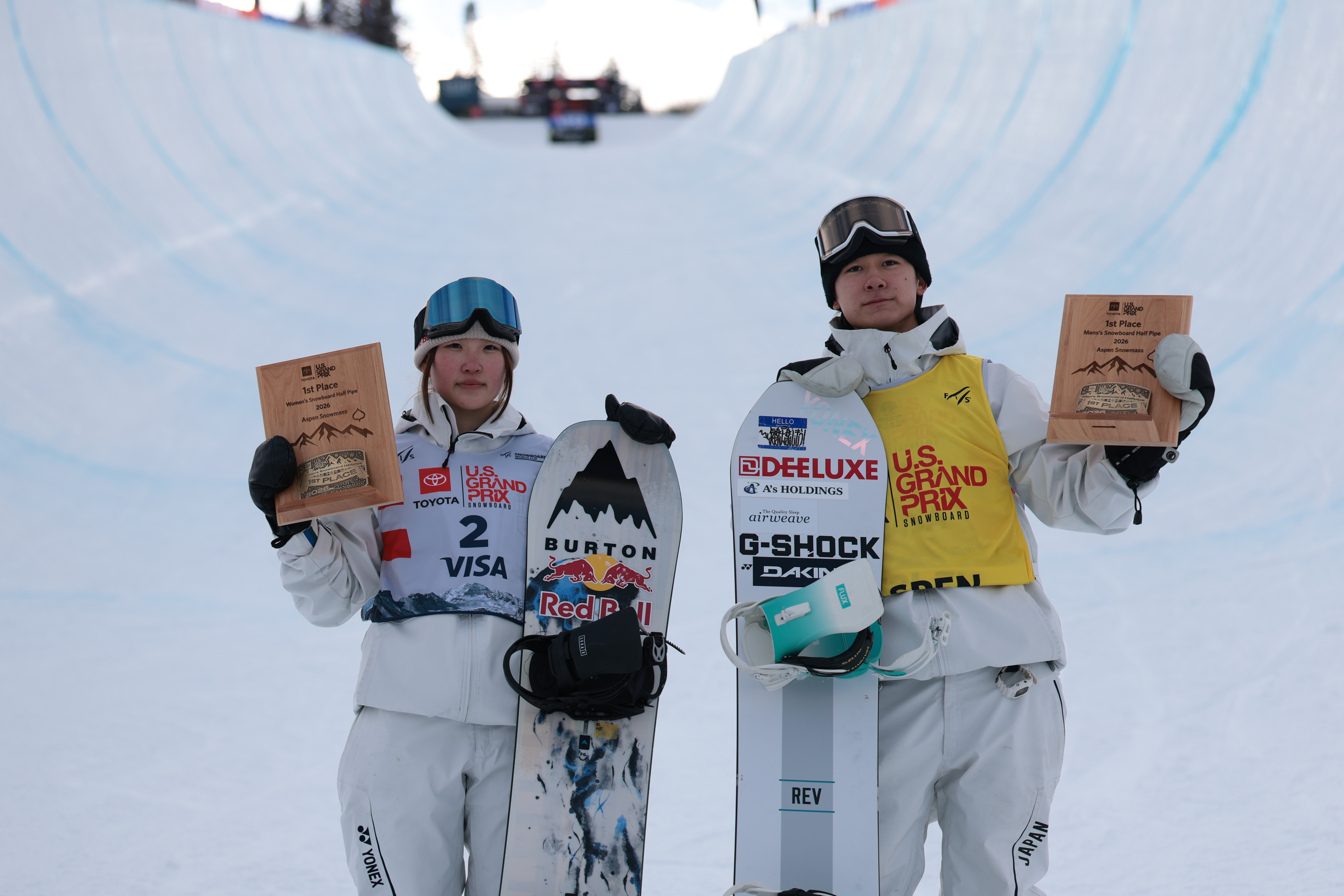 FIS | Japan returns to top of Halfpipe podium at Aspen World Cup