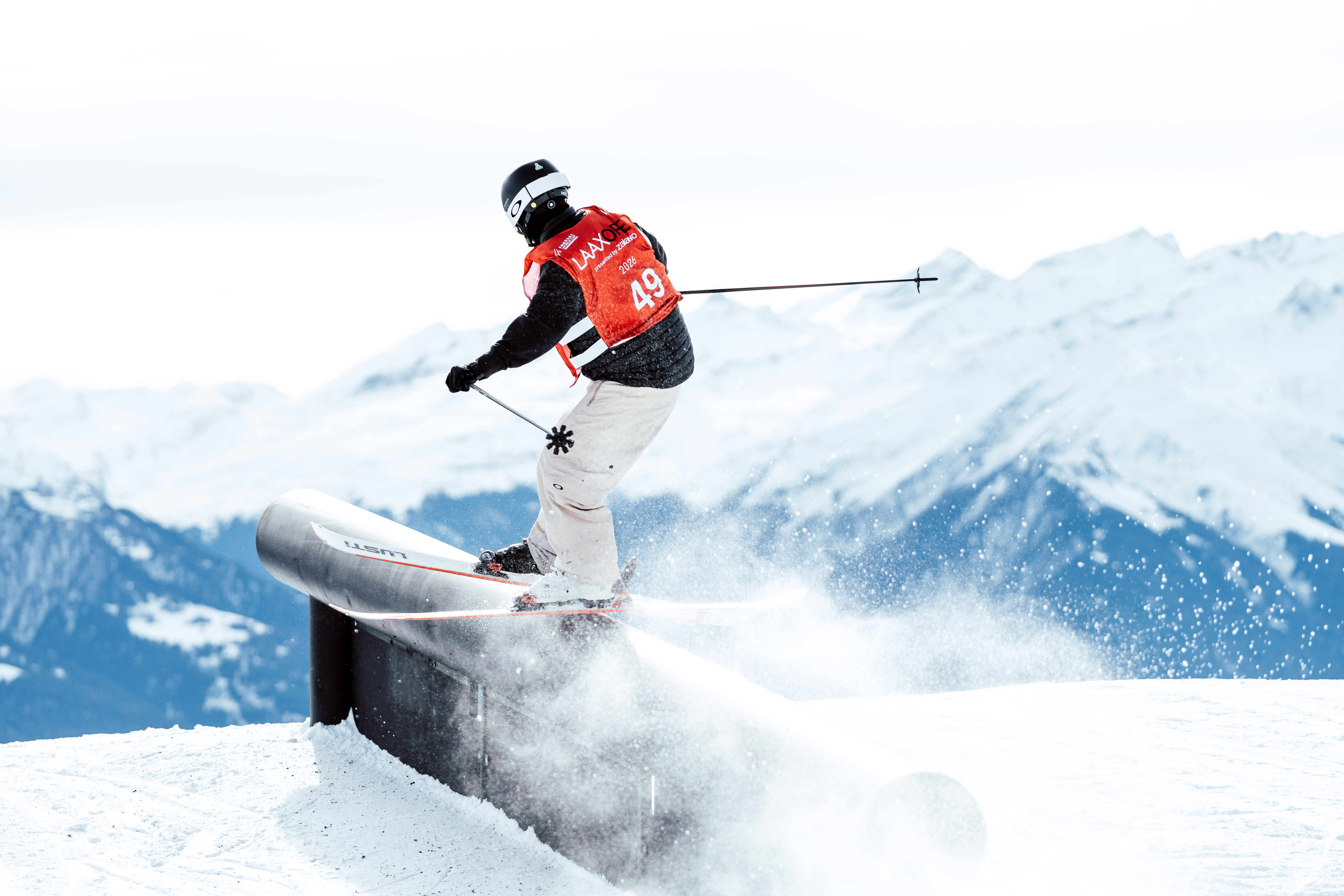 FIS | Freeski Slopestyle stars ramp up competition at Laax ahead of ...