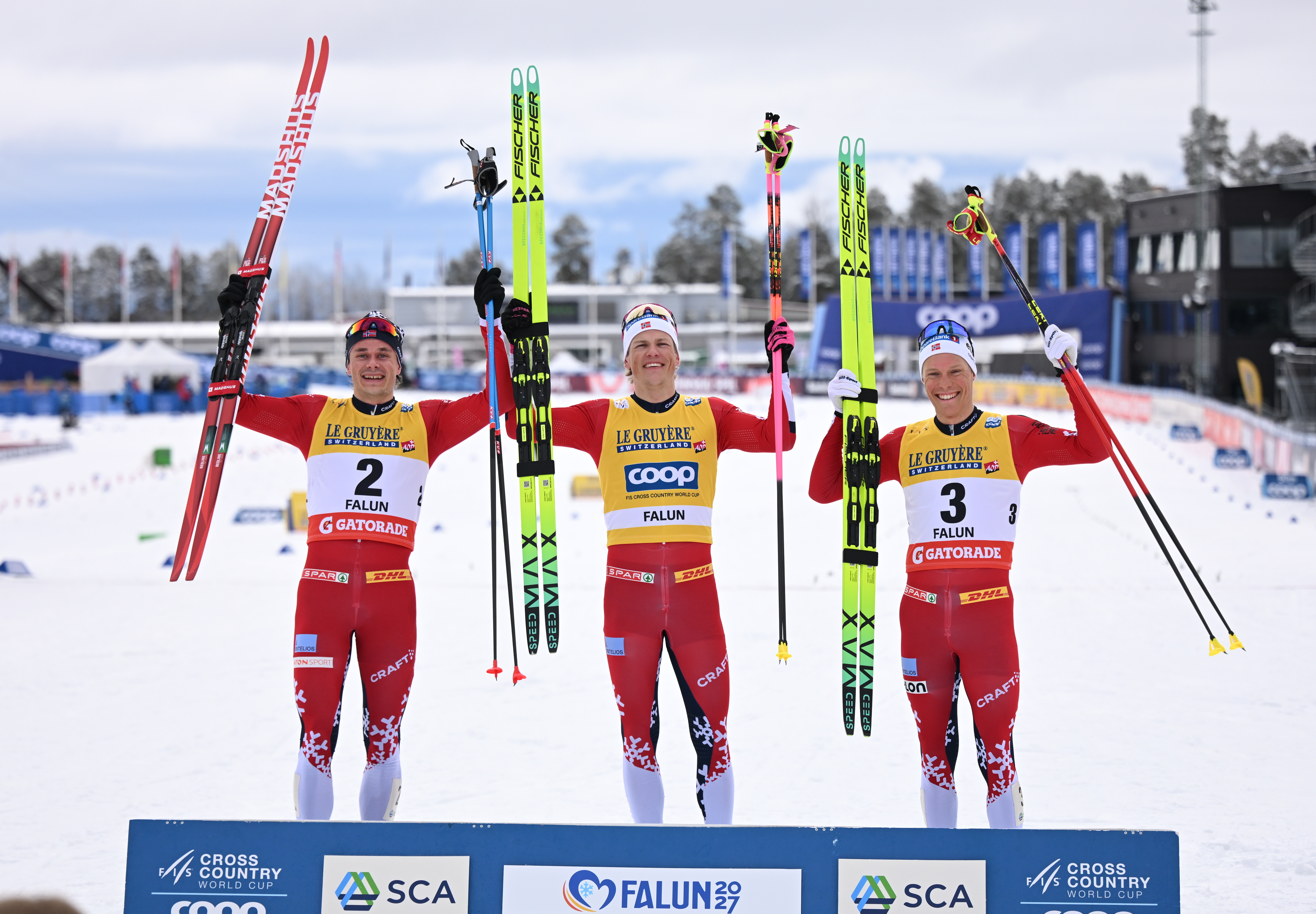 FIS | Klaebo leads Norway’s Skiathlon clean sweep to seal back-to-back ...