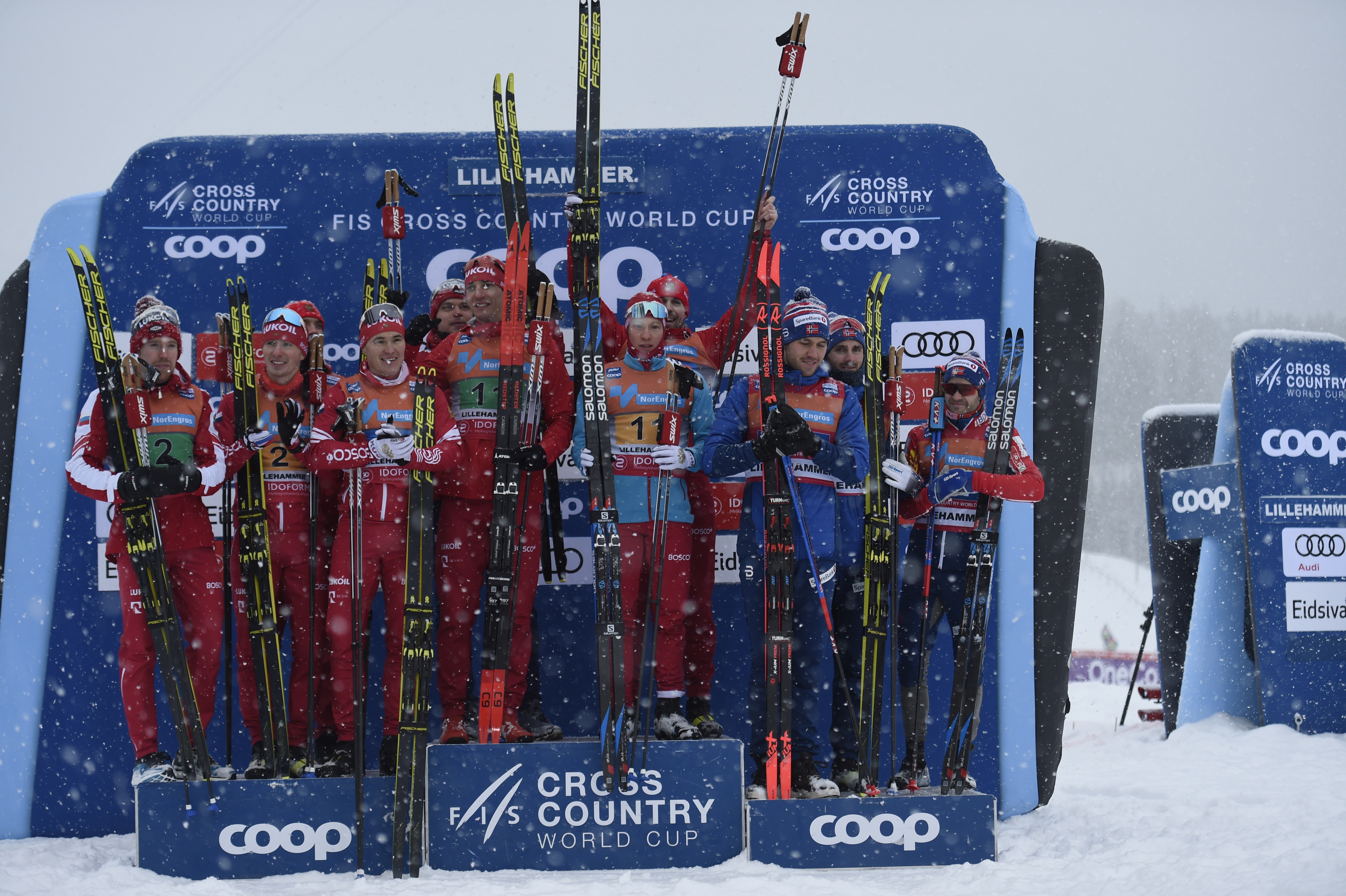 FIS | Gripping fight for the podium spots at Mens Relay