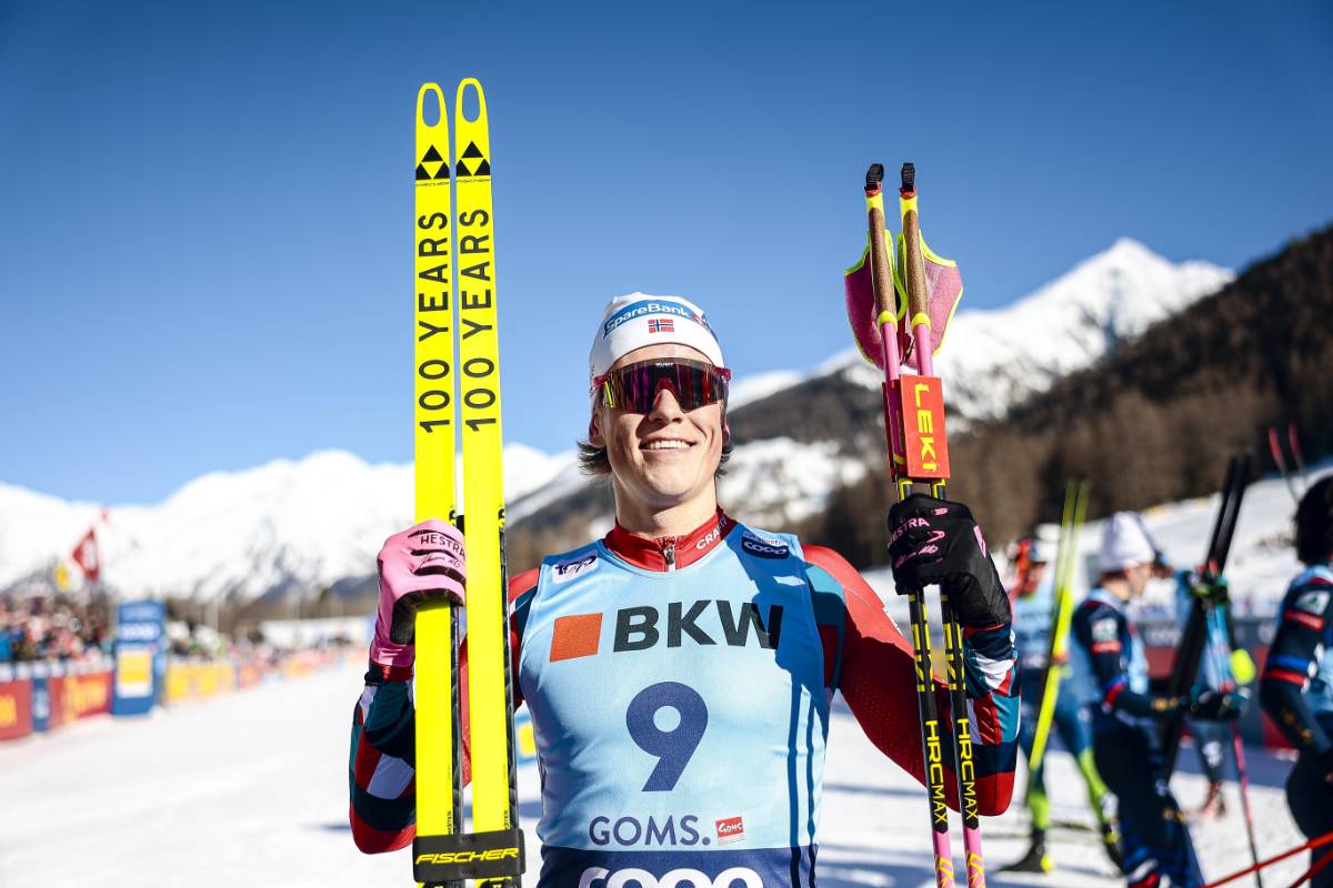 FIS | Twice triumphant Klaebo bounces back to glory in Goms