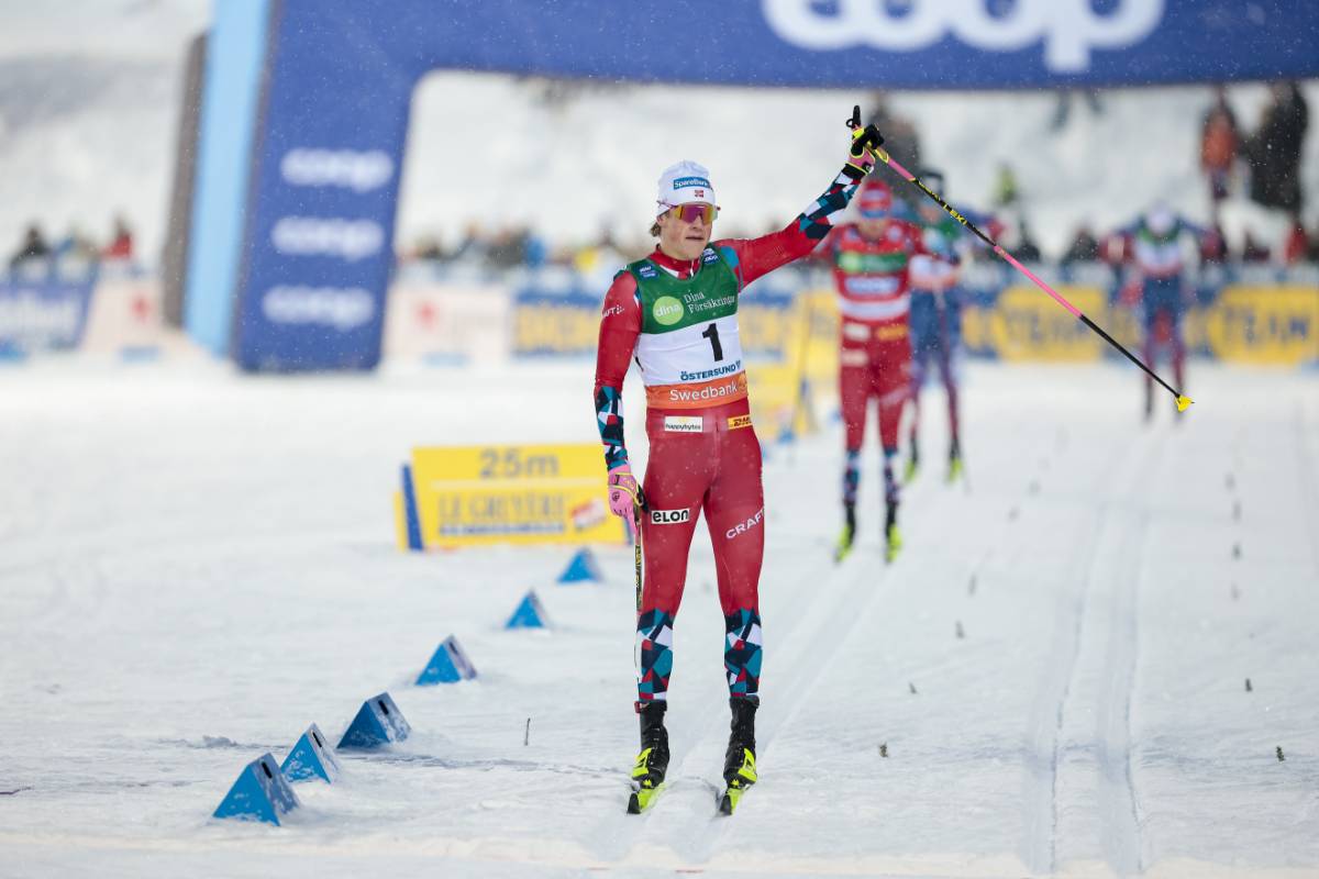 FIS | 'I’m back!' says Klaebo as Ribom wins again in Östersund
